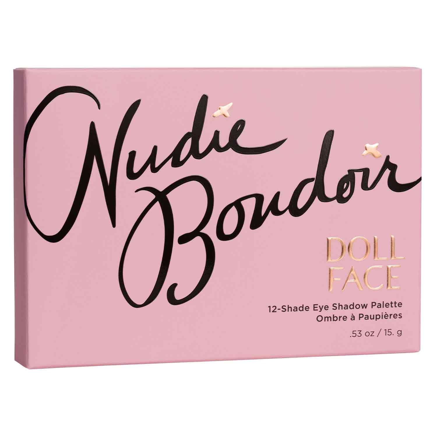 Nudie Boudoir 12 Shade Shadow Collection – Dollfacebeauty.com