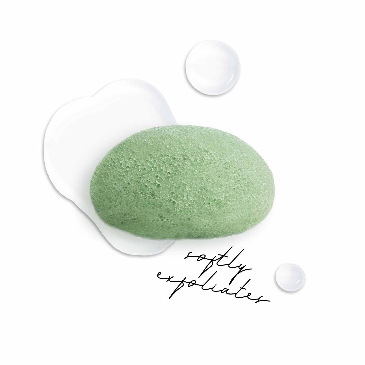 Pretty Puff Green Tea Natural Konjac Sponge – Dollfacebeauty.com